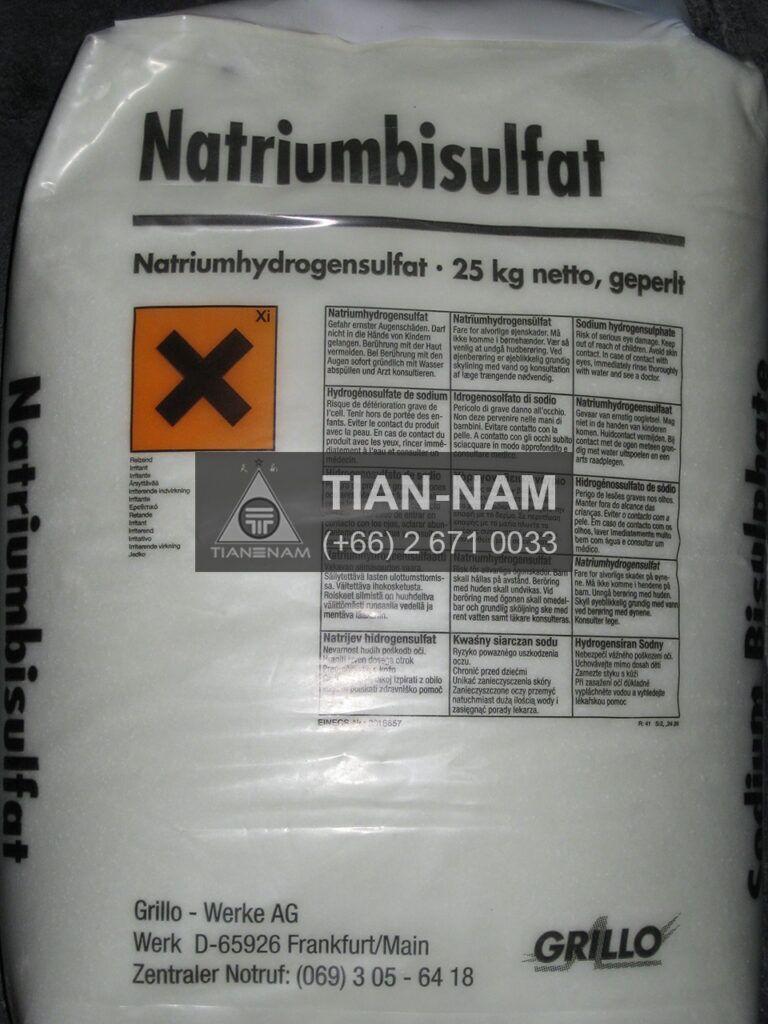 Sodium Bisulfate - เทียนนำเคมีเคิล อินดัสเทรียลเทรด