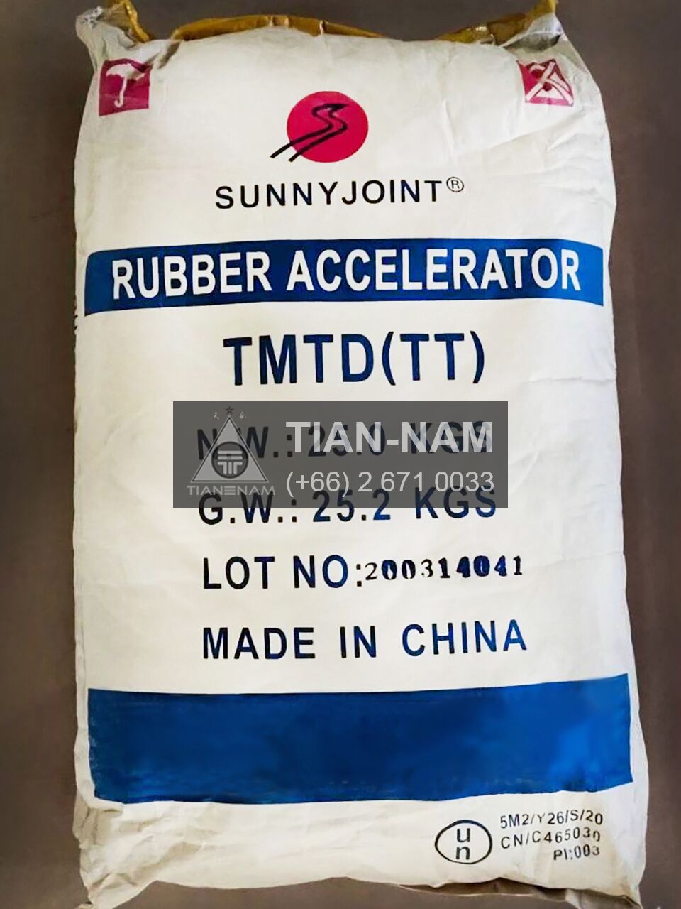 Rubber Accelerator TMTD (TT) - เทียนนำเคมีเคิล อินดัสเทรียลเทรด